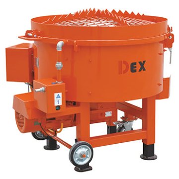 DEX DMT pan mixer | castable mixer | refractory mixer | jobsite mixer ...